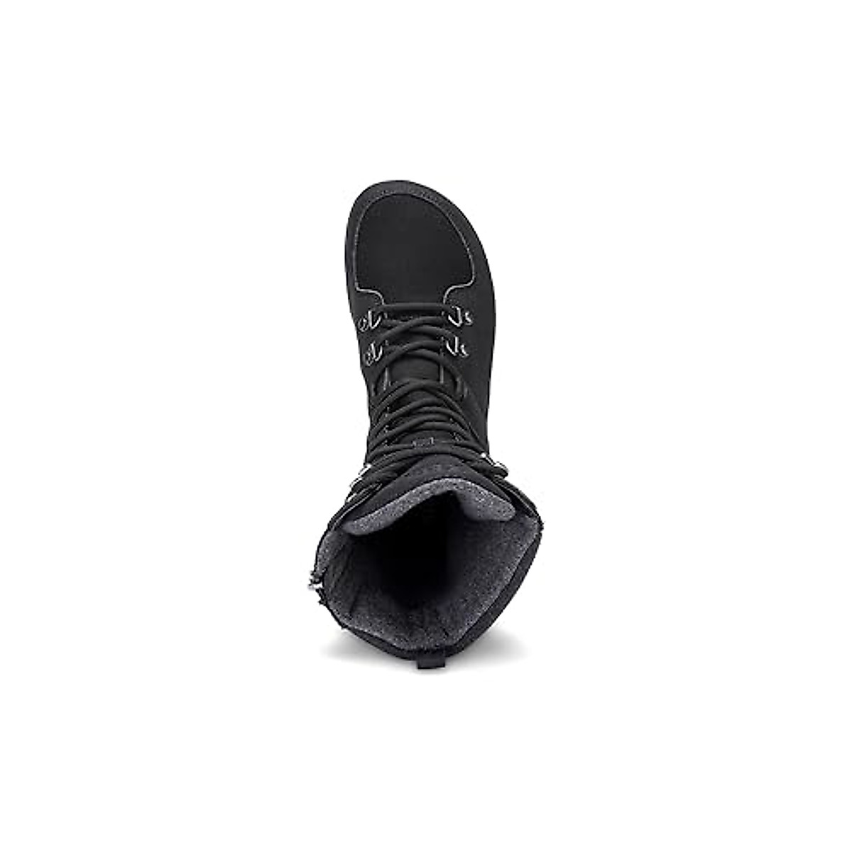 Xero Shoes Women's Mika Boots — Winter & Snow Boots for Women, Barefoot Shoes, Zero Drop Heel, Cold-Weather Waterproof Boots — Black, Size 10