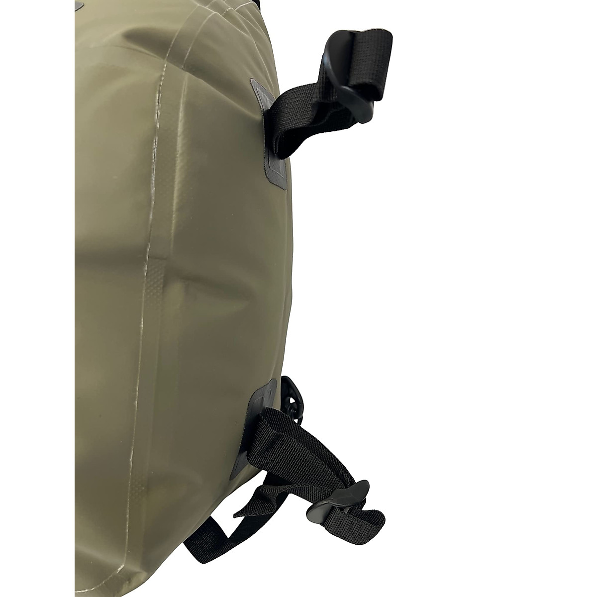 Sling Pack Fully Waterproof Dry Bag - Airtight, Scentproof, Submersible for Fly Fishing, Hiking, Hunting, Camping, Kayaking, Paddle Boarding & Daily Use, Green