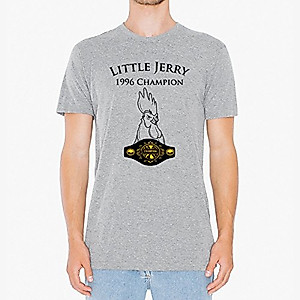 UGP Campus Apparel Little Jerry - Funny Chicken Rooster Champion TV Show T Shirt - X-Large - Sport Grey