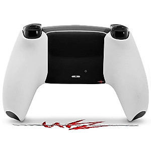 WraptorSkinz Skin Wrap compatible with Sony PS5 DualSense Controller Solids Collection Color Black (CONTROLLER NOT INCLUDED)