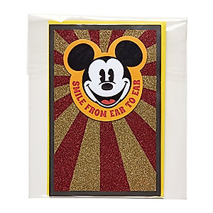 American Greetings Birthday Card for Kid (Mickey Mouse, Smile)