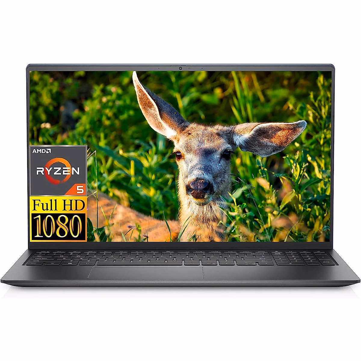 DELL 2023 Inspiron 15 3525 Laptop, 64GB RAM, 2TB SSD, 15.6" FHD IPS Display, AMD Ryzen 5 5500U Processor (up to 4GHz, Beat i7-10710U), ‎AMD Radeon Graphics, Student and Business Laptops, Win 11 Home