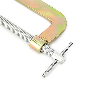 G Clamp Heavy Duty C Clamp Precise Cast Iron Welding Fixture for Carpenter with 3Pcs C Clamps (4 inch)