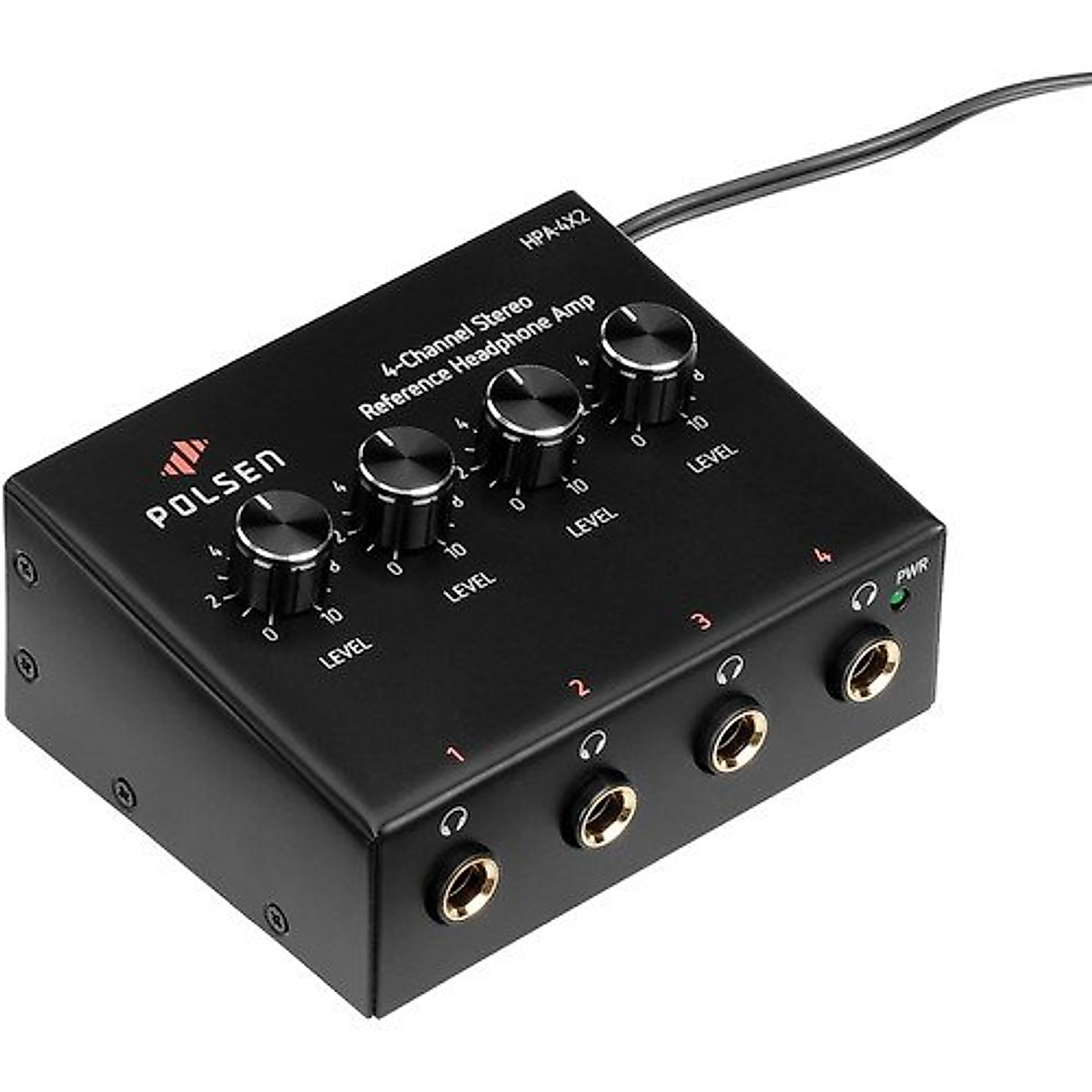 POLSEN HPA-4X2 4-Channel Stereo Reference Headphone Amplifier