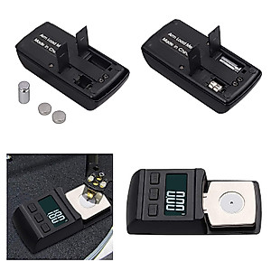 Neoteck Digital Turntable Stylus Force Scale Gauge 0.01g/100g Blue LCD Backlight for Tonearm Phono Cartridge