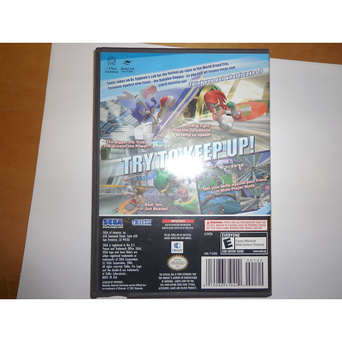 Sonic Riders - Gamecube