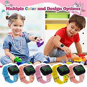 ATHENA FUTURES Potty Training Toilet Timer Watch for Girls & Boys, Fun Flashing Lights, Music, Rechargeable, Smart Sensor, Alarm, Kids, Baby & Toddler Potty Train Toilet Timer, Pink