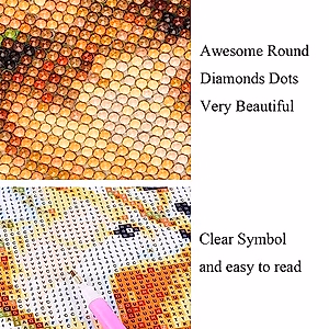 JFYHAB Zodiac Diamond Painting Kits for Adults, Full Drill Chinese Zodiac Diamond Art for Beginners, Round 5D Dragon Paint with Diamonds Pictures Gem Art Painting Kits DIY Adult Crafts Kits 12x12inch