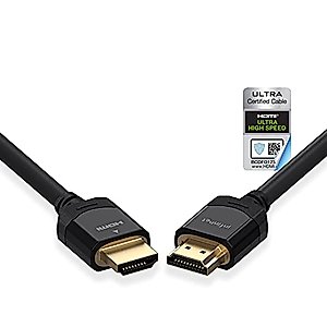 infinnet 8K HDMI 2.1 Cable, Ultra High Speed HDMI Cable 4K HD 120Hz 144Hz 2K 240Hz Gaming HDMI Cable 48Gbps Version 2.1 Certified, eARC HDCP 2.3 2.2 HDR Dolby Vision Atmos HDMI Cable, 2m (6 feet)