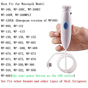 Jamverus Wp-100, Wp-450, Wp-660, Wp-900 Hose/Handle Replacement Kit fits Water Flosser, Tooth Cleaner Dental Floss Fittings, Pack of 1