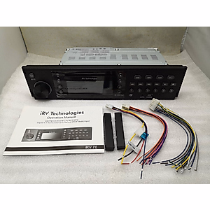 Car Stereo,iRV Technology iRV70 Blu-ray Disc Player,Bluetooth RV Stereo,Supports APP,HDMI,ARC,Digital 5.1 Surround Sound,USB,A&FM,DVD,MP4,NFC,CEC,Clock,3 Zones Wall Mount RV Radio