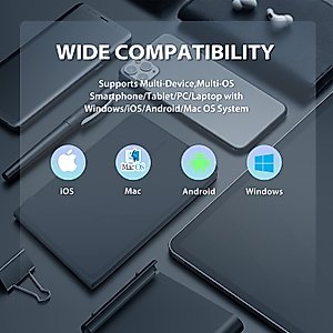 iClever Ergonomic Foldable Keyboard, BK06 Foldable Keyboard Bluetooth, Ultra Slim, Comfortable Natural, Portable Split Keyboard for iPhone, iPad, Tablet, Laptop