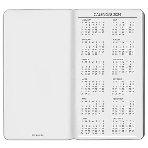 2024 Harbor Pocket Monthly Planner - Cambridge Reef Blue - 6x3.25"