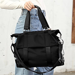 ZSFBIAO Women's Shoulder Bag Female Handbag Large Capacity Messenger Bag Ladies Nylon Tote Crossbody Bags Athletic Bag (Color : H)