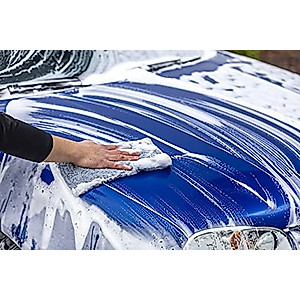 Griot's Garage 10295 Microfiber Plush Edgeless Wash Cloths (Set of 2),Gray,Small