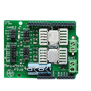 PROGRESSIVE AUTOMATIONS MegaMoto Plus H-Bridge for Arduino, (LC-80)