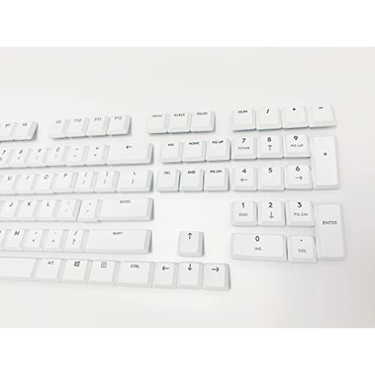 forG915 Complete Set of 87 keycaps to Replace Logitech G915/G913/G815/G813 TKL RGB Mechanical Gaming Keyboard(G915 White 109 Keys)