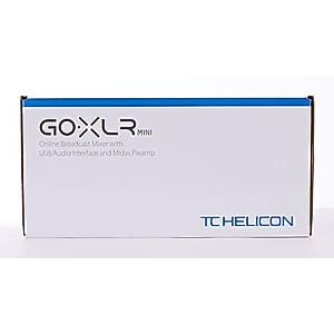 TC Helicon GoXLR MINI Online Broadcast Mixer with USB/Audio Interface and Midas Preamp, Officially Supported on Windows