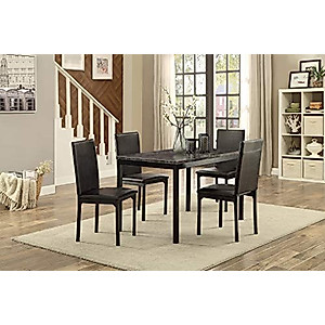 Homelegance Tempe 48" x 30" Dining Table, Black