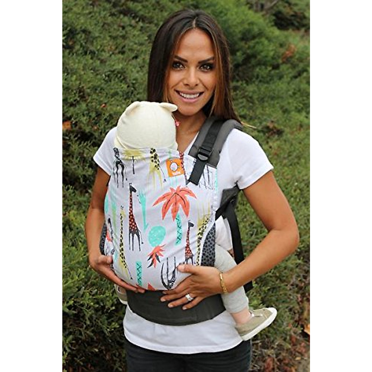 Tula Ergonomic Carrier, Tropical Tower-Standard Size(Baby), 15-45 pounds