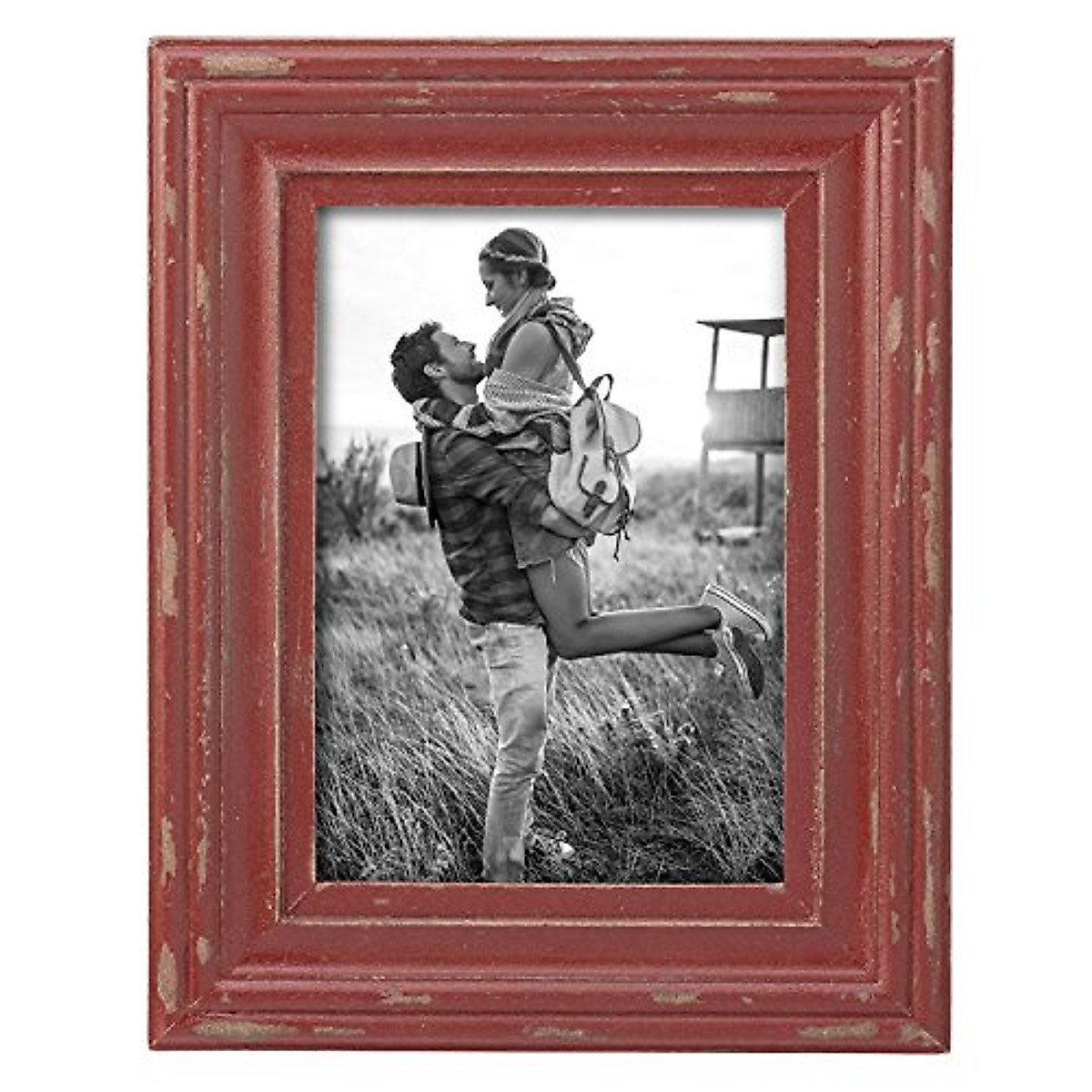 Foreside Home & Garden FFRD06232 8X10 Dalton Photo Frame Red