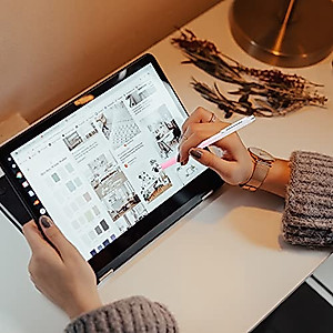 Stylus Pens for Touch Screens (6 Pack), Linfanc High Sensitivity and Precision Capacitive Stylus Pens for iPad, Tablets, Smartphones, and All Universal Touch Screen Devices, Extra 12 Replacement Tips