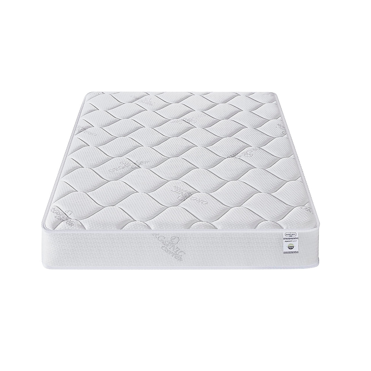 Queen Size Mattress - 10 Inch Cool Memory Foam & Spring Hybrid Mattress with Breathable Cover - Comfort Plush Euro Pillow Top - Rolled in a Box - Oliver & Smith