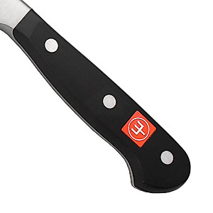 Wusthof Classic High Carbon Steel Knife Hollow Edge Cook's Knife, 6 Inch