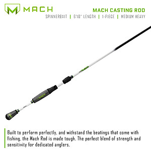 Lew's Mach 6'10"-1 Medium/Heavy IM7 Spinnerbait Casting Rod