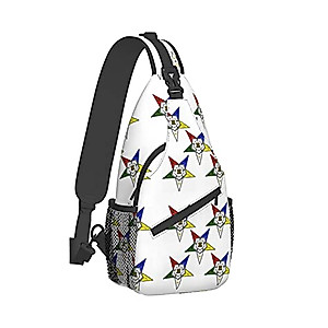Stars Eastern Stars Bag Crossbody Backpack For Women Men Chest Bag Hiking Bag For Camping Biking Travel Cycling Diagonally Bag