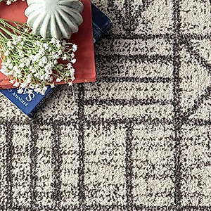 nuLOOM Clea Modern Tiles Runner Rug, 2' x 6', Grey