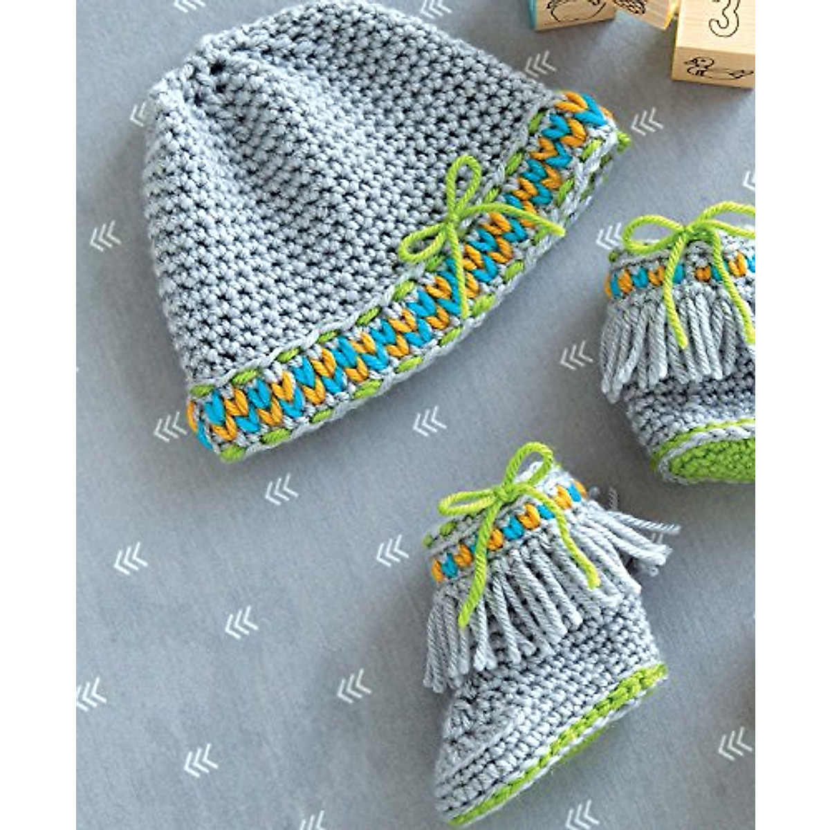 Infant Boots & Hats: 6 Charming Baby Sets-12 Stylish Baby Crochet Designs for Boys & Girls