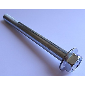 (1) M12-1.75 x 130mm Hex Head Flange Bolt Non Serrated Class 10.9 Zinc DIN 6921