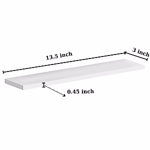 ASIDECOR Medicine Cabinet Replacement Shelves (13.5 inch), White