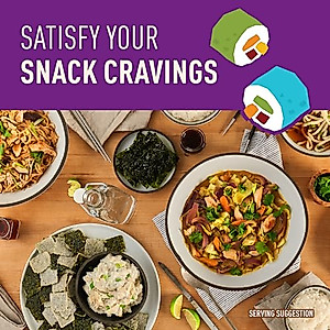 Annie Chun's - Roasted Seaweed Snacks, Sesame-Flavor, 0.35 oz, Keto, Vegan, Gluten-Free, Dairy Free, Light & Airy, Hearty & Delicious Snacks, 0.16-Oz (Pack of 12)