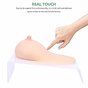 iplusmile Human Female Silicone Breast Silicone Breast Model Lactagogue Breastfeeding Educational Tool for Lactation Teaching Nursing Trainning (24.5x18x15CM)