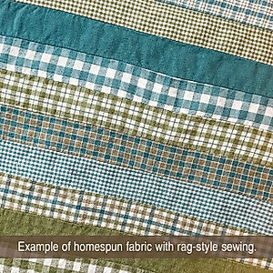 Bluegrass 100% Homespun Cotton Fabric 22 pc 2.5" X 44" Precut Jelly Roll by JCS