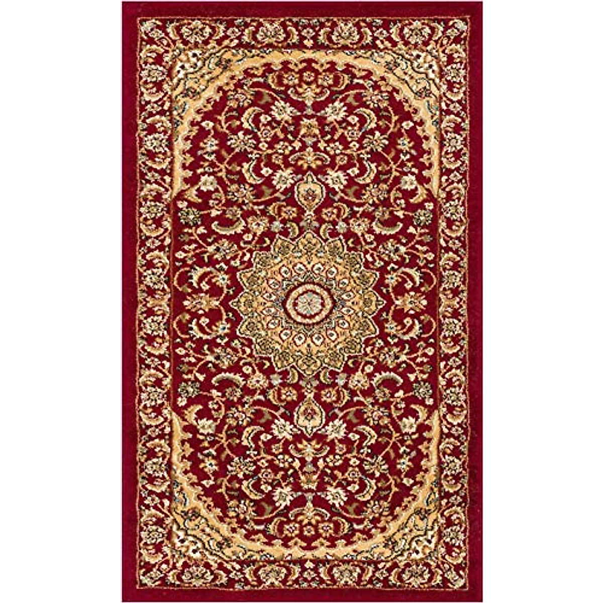 Well Woven Timeless Aviva Traditional Red 2'3" x 3'11" Area Rug