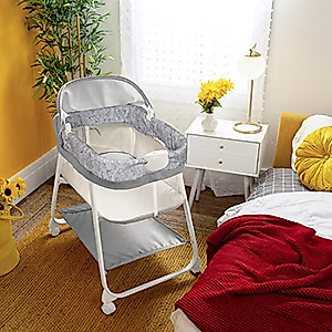 Bright Starts Disney Baby Winnie The Pooh - Slumber Party Soothing Bassinet with Vibrations, Ages 0-5 Months
