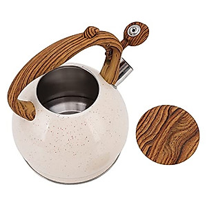 3L Whistling Tea Kettle Ergonomic Handle Rustproof L Steel Whistling Kettle For Gas Stove Induction Cooker 3L Whistling Tea Kettle