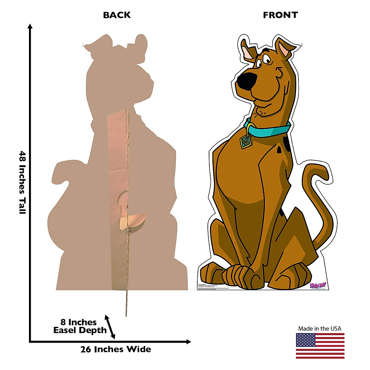Cardboard People Scooby-Doo Life Size Cardboard Cutout Standup - Scooby-Doo! Mystery Incorporated