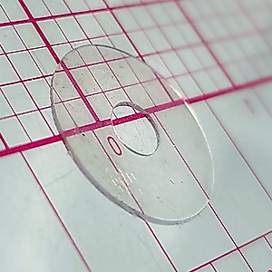 Sure Grips by Ultima – Non-Slip Ruler Grip Rings with 3M Adhesive Backing – Designed for Quilting & Patchworking – Works on Any Ruler – 30 Rings, 15 Large & 15 Small