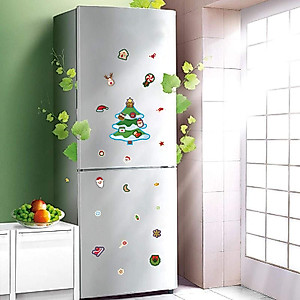 MISS FANTASY Christmas Crafts for Kids Toddlers, 30 Sheets Make a Tree Stickers,Christmas Activities for Kids Christmas Gifts for Kids Christmas Goodie Bag Stuffers Xmas Party Favors for Toddler Kids