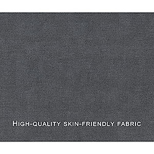 S SECRETLAND 10 Inch Queen Innerspring Hybrid Mattress + 42 Inch Platform Bed Frame (Grey)