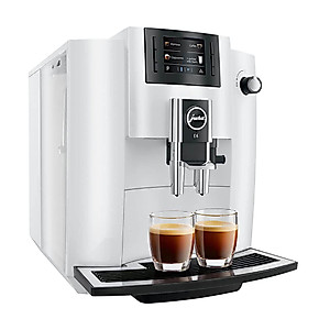 Jura E6 Automatic Coffee Center (Piano White)