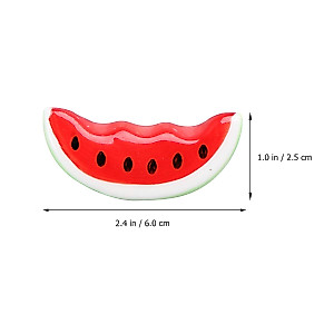 Cabilock 5 Pcs Japanese Chopstick Holder Drinner Fork Holder Spoon Holder Chopsticks Care Ceramic Utensil Holder Chopstick Stand Chinese Chopsticks Chopstick Rest Rack Spoon Fork Watermelon