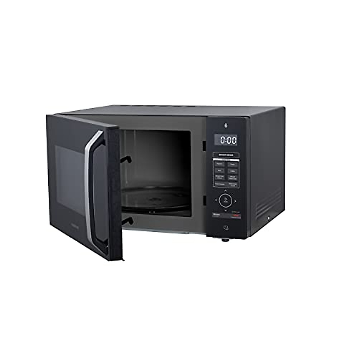 Farberware FM11VABK 1.1 Cu. Ft. Smart Voice Activated Microwave, Black