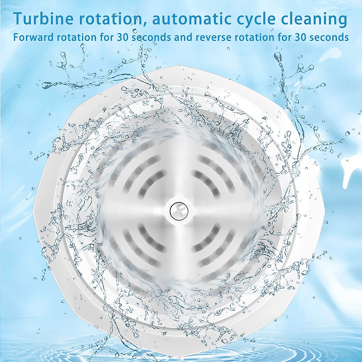 Portable Washing Machine for Sink Mini Dishwasher for Clothes and Dishes Small Washer for Underwear Personal Baby Clothes Towel for Camping Rv Travel & Home USB Interface Connection