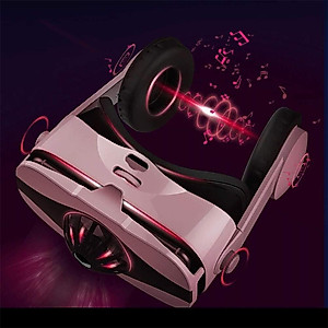 LBWT 3D VR Glasses, VR Helmet Headset Home Virtual Reality Glasses Self-contained Radiator Compatible with 4.0-6.3 Inches Phones