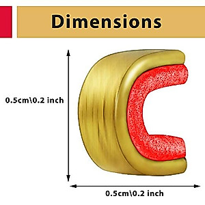 KESHES Bow string Nocking Points – Bowstring Nock Point Archery accessories, Brass Nocks for Recurve and compound Bow (Pack of 6)